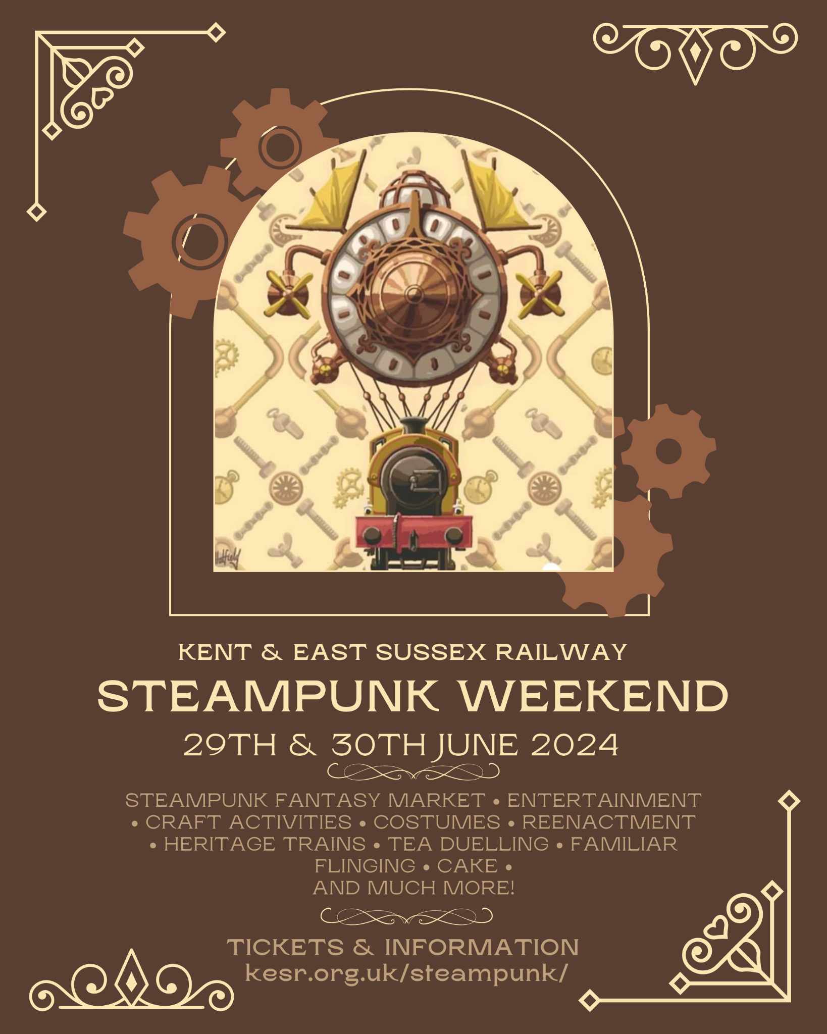 Steampunk 2024 - Kent & East Sussex Railway